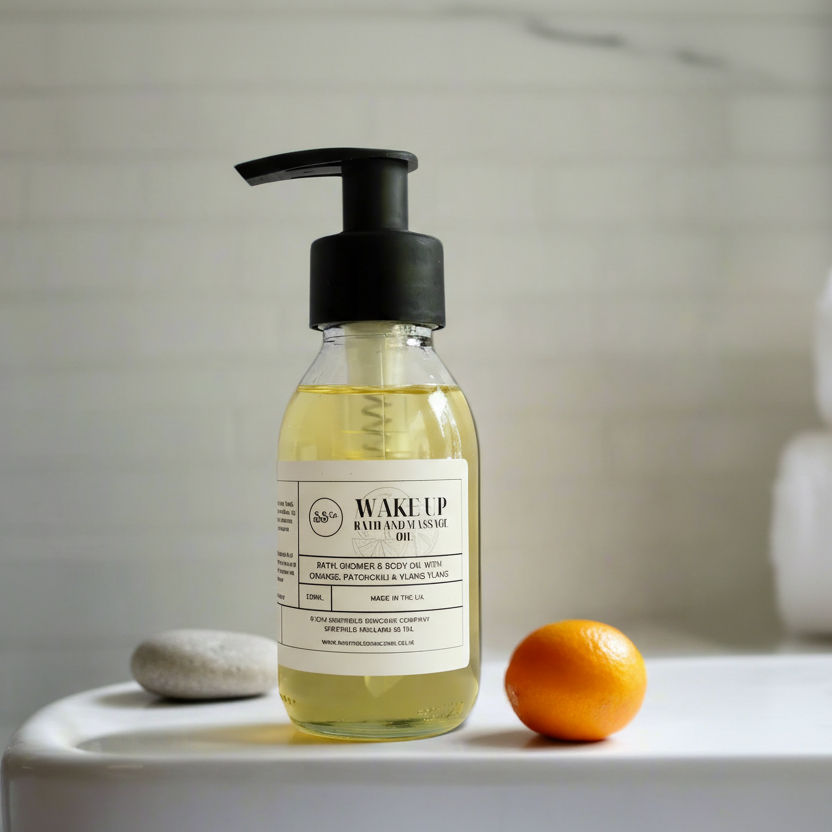 Wake Up Bath, Shower & Massage Oil – Sheffield Skincare Company